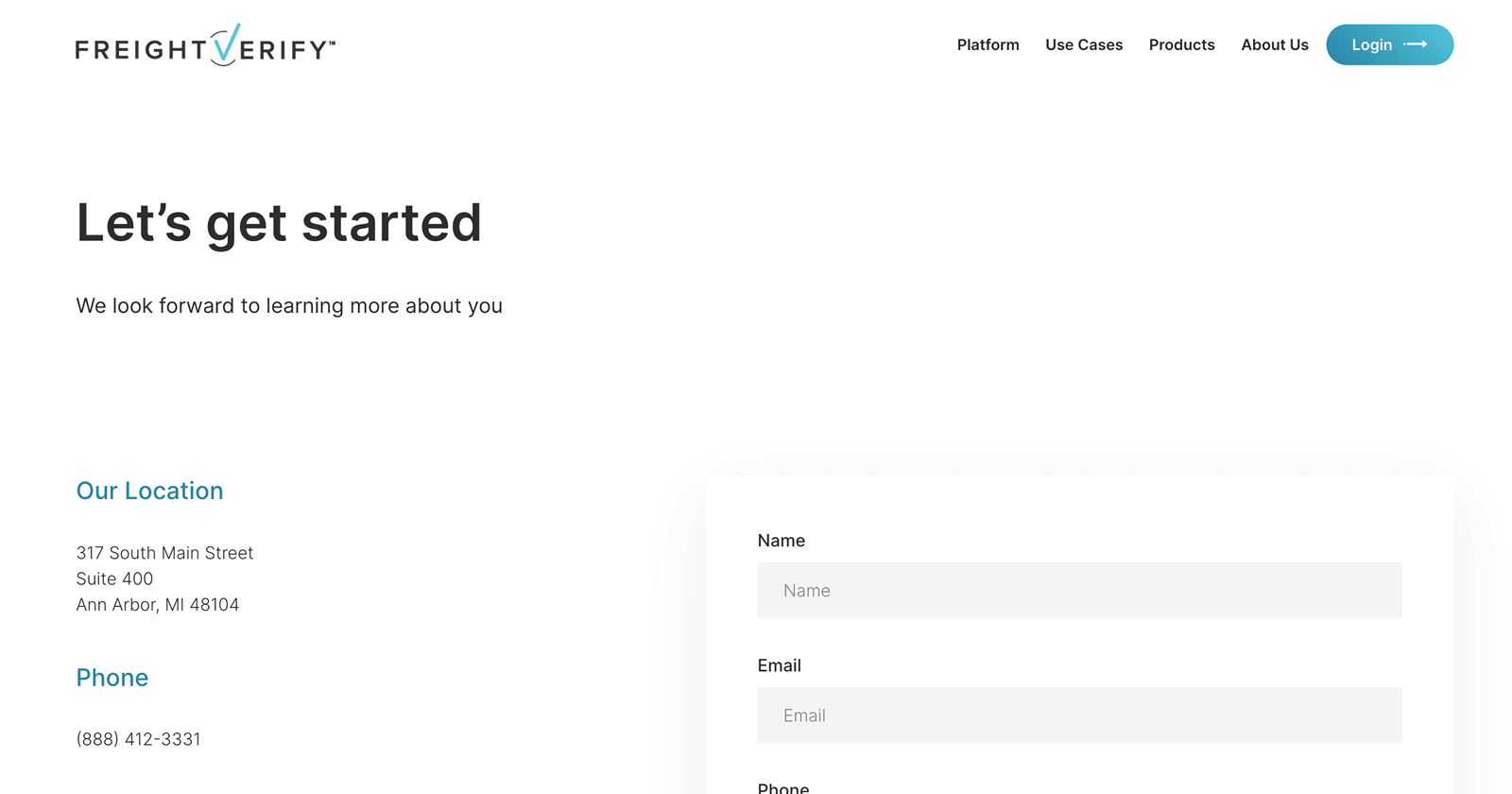 Contact us to learn more about real-time transporation visibility and addressing supply chain ...